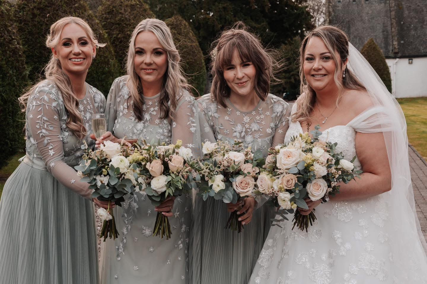 Mel and Sam - MacDonald Houston House – Muscari Blue Flower Studio